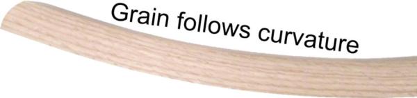 Bent Oak Rocker Runners - 1-7/8" | Architecturals.net