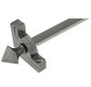 Sovereign Pyramid Deco Stair Rod - Chrome | Architecturals.net